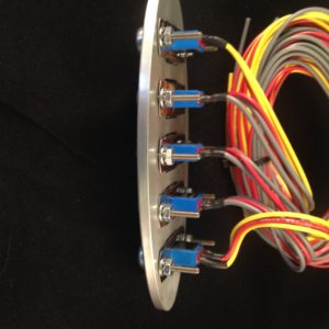 Custom "Vintage" 5 Billet Toggle Switch Panel | Shop a Custom Oval ...