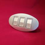 Oval Universal Power Window Switch (SS) for Hot Rods | Watson's StreetWorks